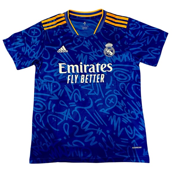 adidas | Shirts | 222 Real Madrid Away Kit Marcelo Soccer Football ...